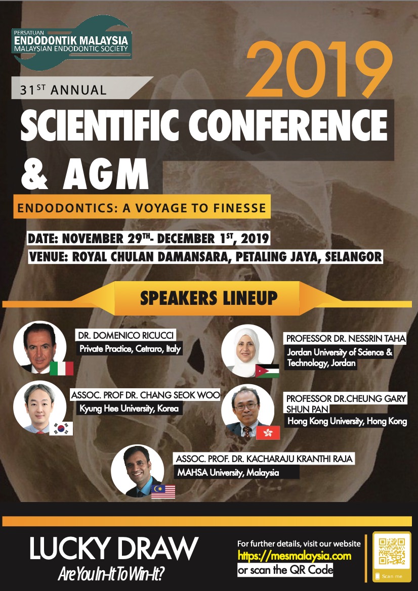 31ST ANNUAL SCIENTIFIC CONFERENCE & AGM 2019 | Dental Clinics, Dentists, Klinik Gigi & 牙医 in ...