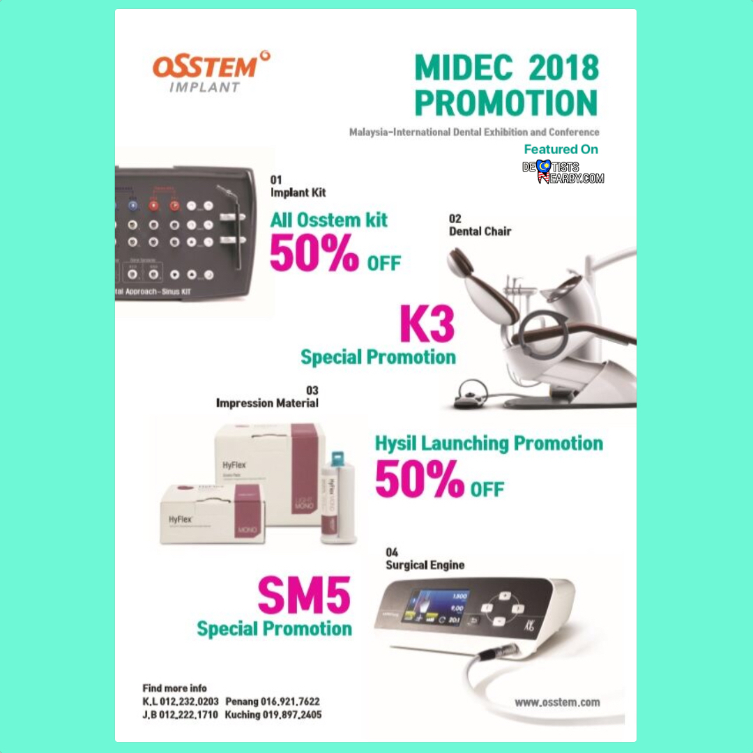 OSSTEM® Implants MIDEC Promotion | Dental Clinics, Dentists, Klinik ...