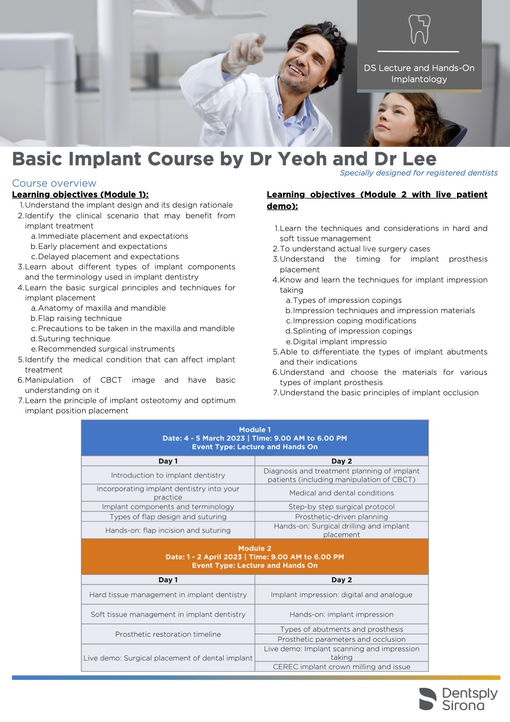 [Sponsored Content] Basic Implant Course by Dr Yeoh and Dr Lee | Dental ...
