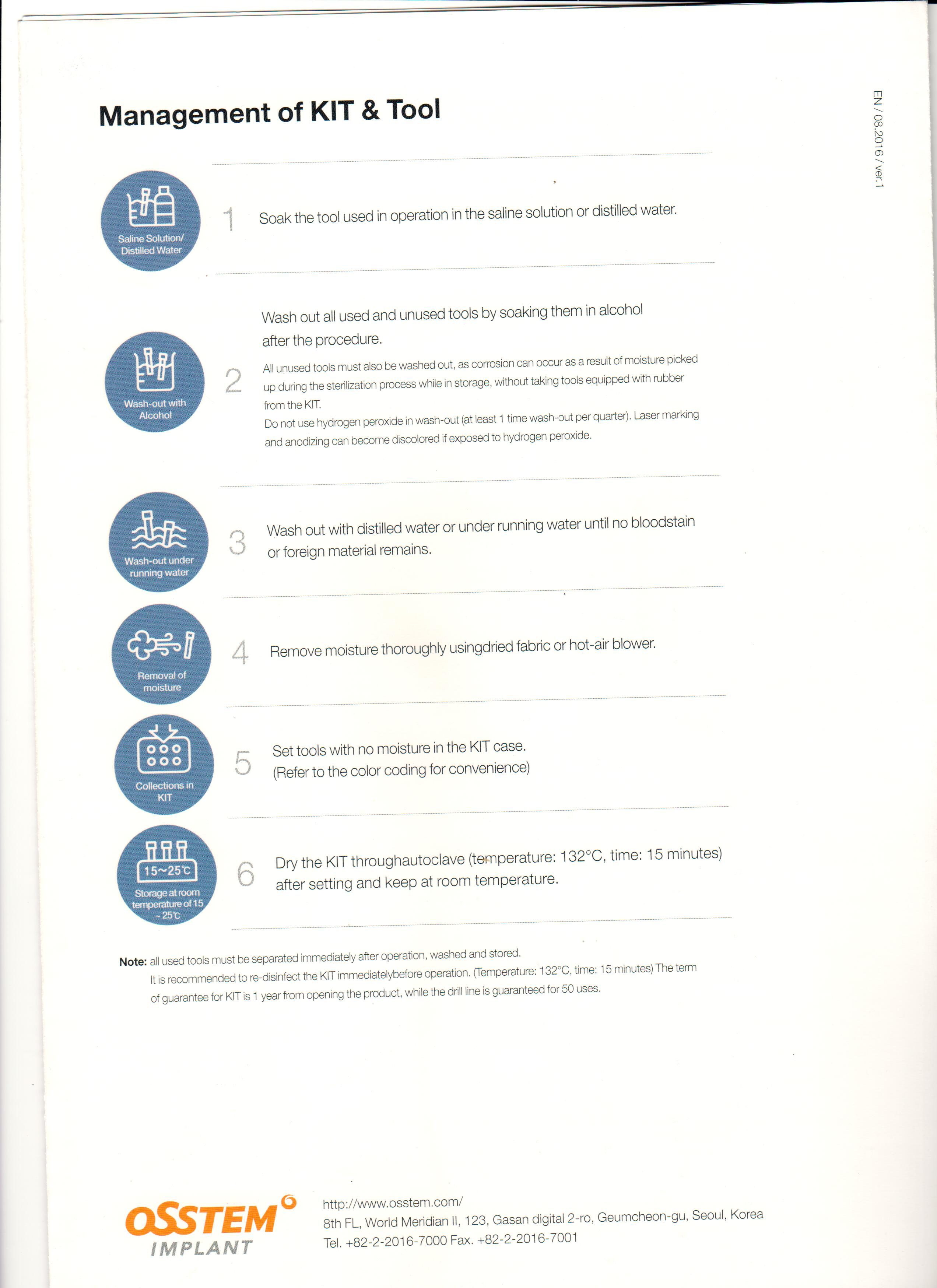 Osstem Korea Parallel Guide Kit Brochure | Dental Clinics, Dentists ...